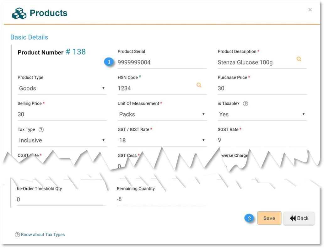 How to use Barcode Scanner with EZTax.in GST Accounting?